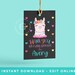 Llama Favor Tags. Alpaca Favor Tags. Llama Birthday Party. | Etsy