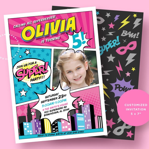 Girl Superhero - Etsy