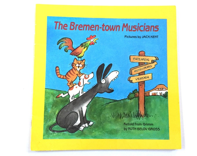 The Bremen-town Musicians Vintage Book Children's Story 1972 School ...