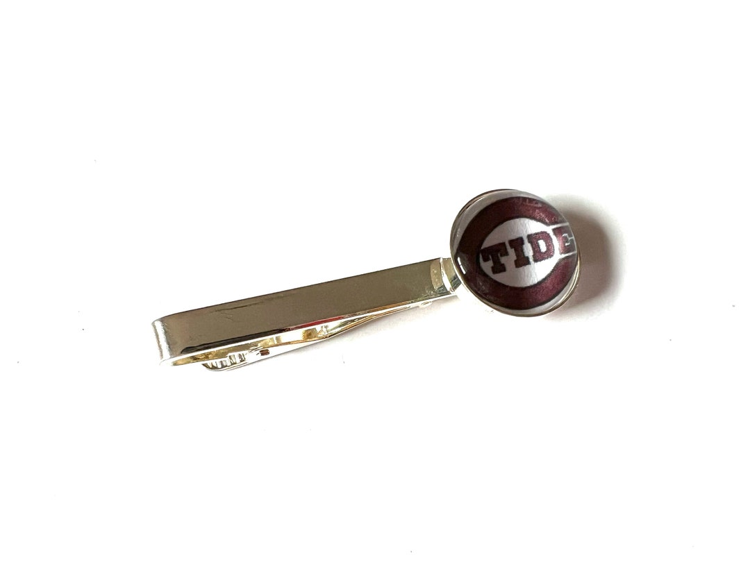 Custom Logo Tie Clip Men's Glass Recycled Paper School Business Logo ...