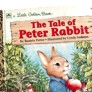 The Tale of Peter Rabbit Little Golden Book Vintage Book Children's ...