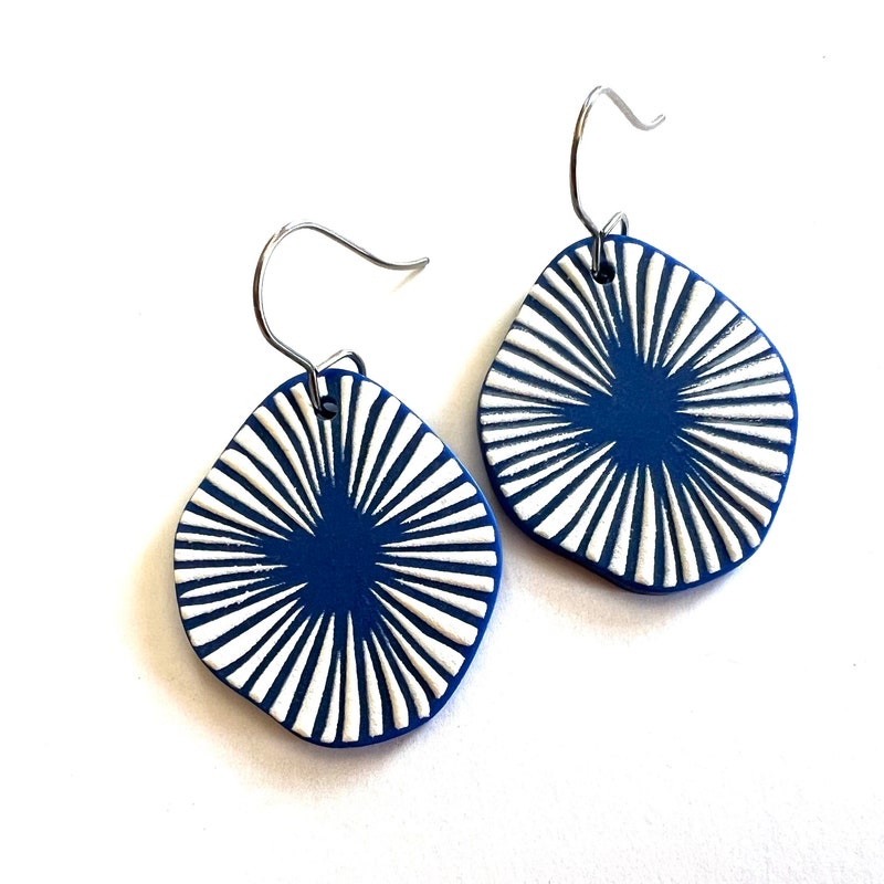 Plastic Statement Earrings - Etsy