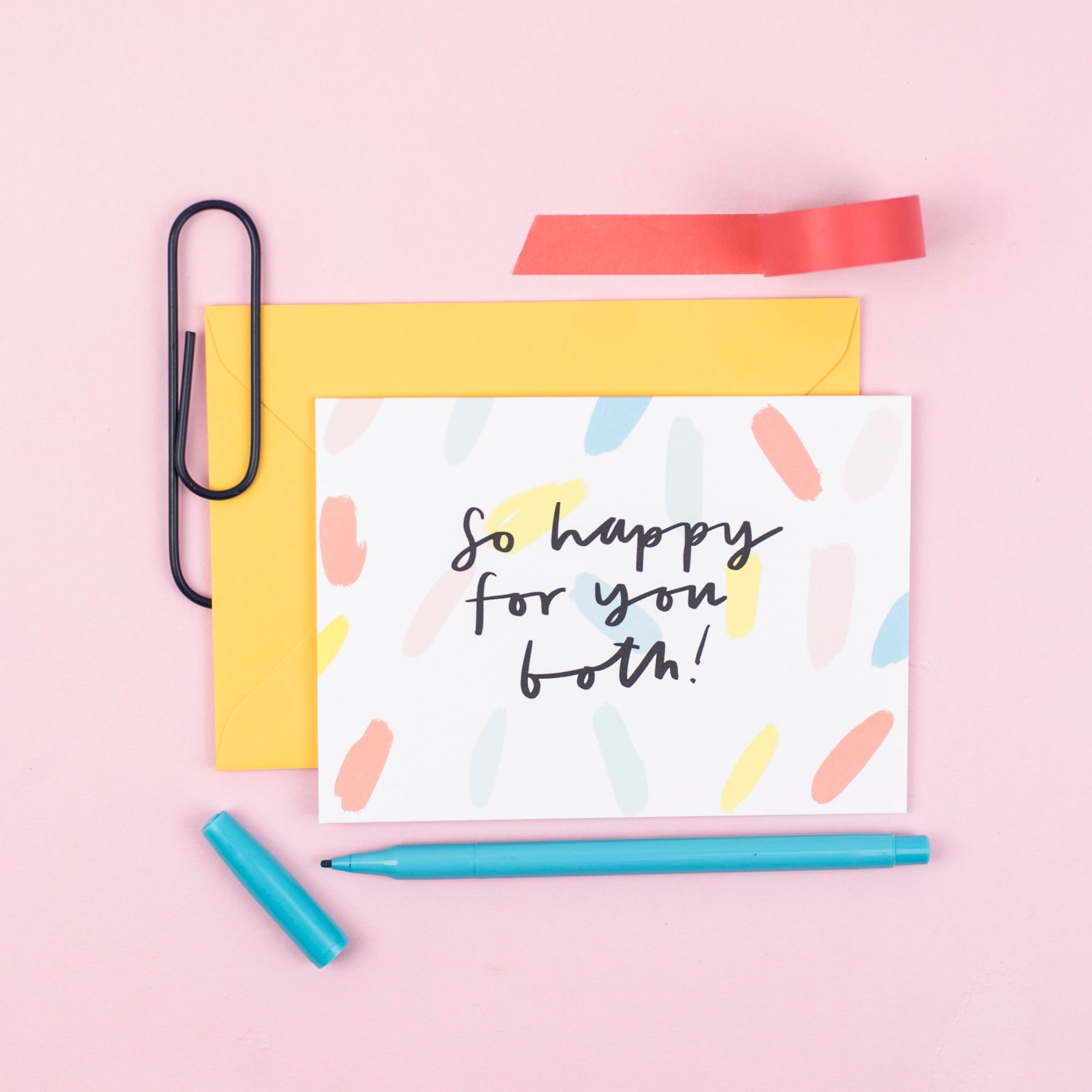 So Happy for You Both Celebration Card Engagement New Baby - Etsy