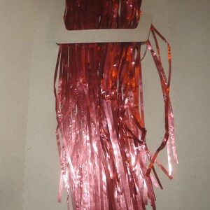 1 Lead Christmas Tree Tinsel Victorian Old Rose Color German Stanniol ...
