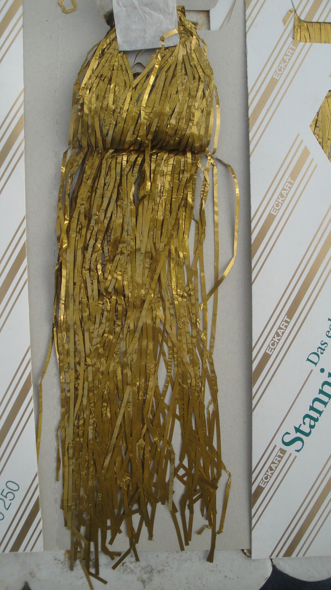 ONE Pack Vintage German GOLD Christmas Tree Real LEAD Tinsel - Etsy