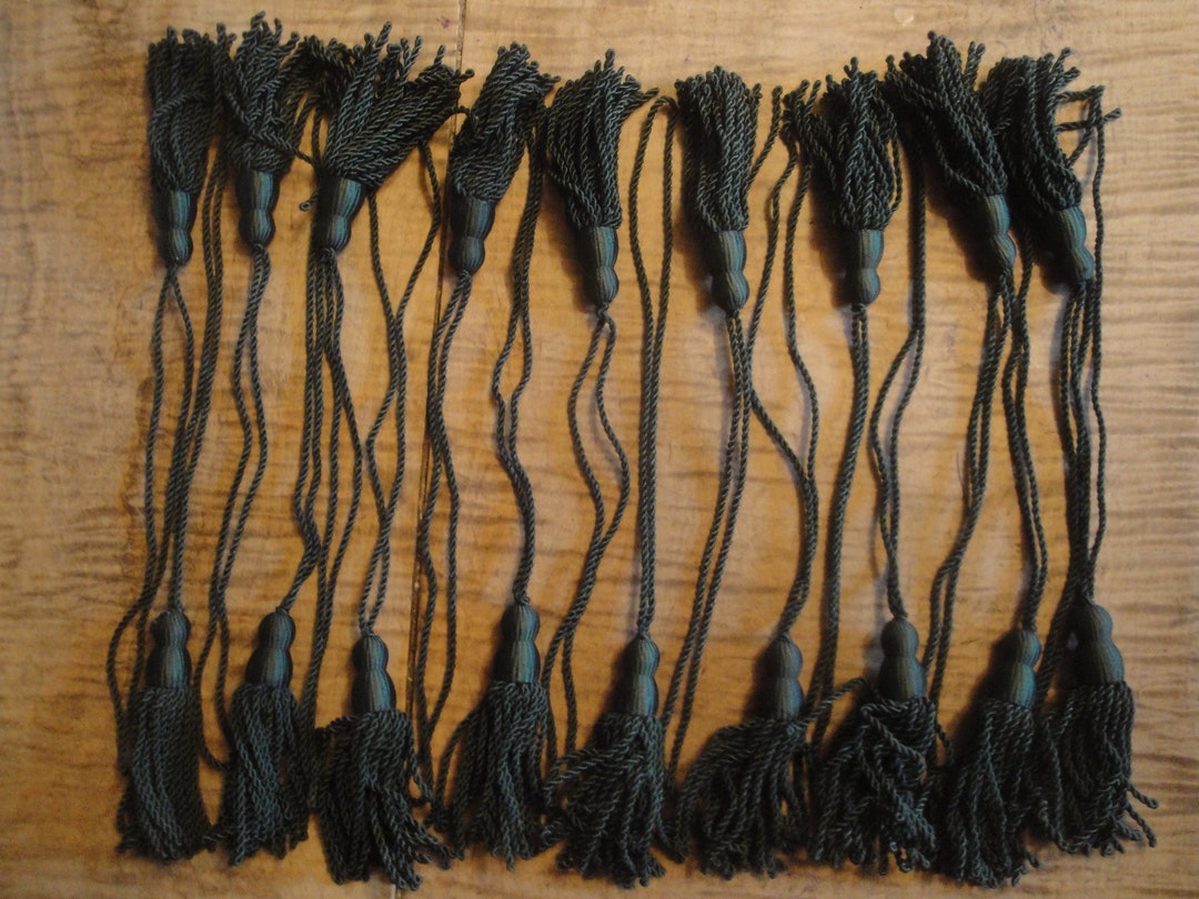18 Eighteen 1940s French Rope Curtain Tiebacks Tassels & Braids Drapes ...