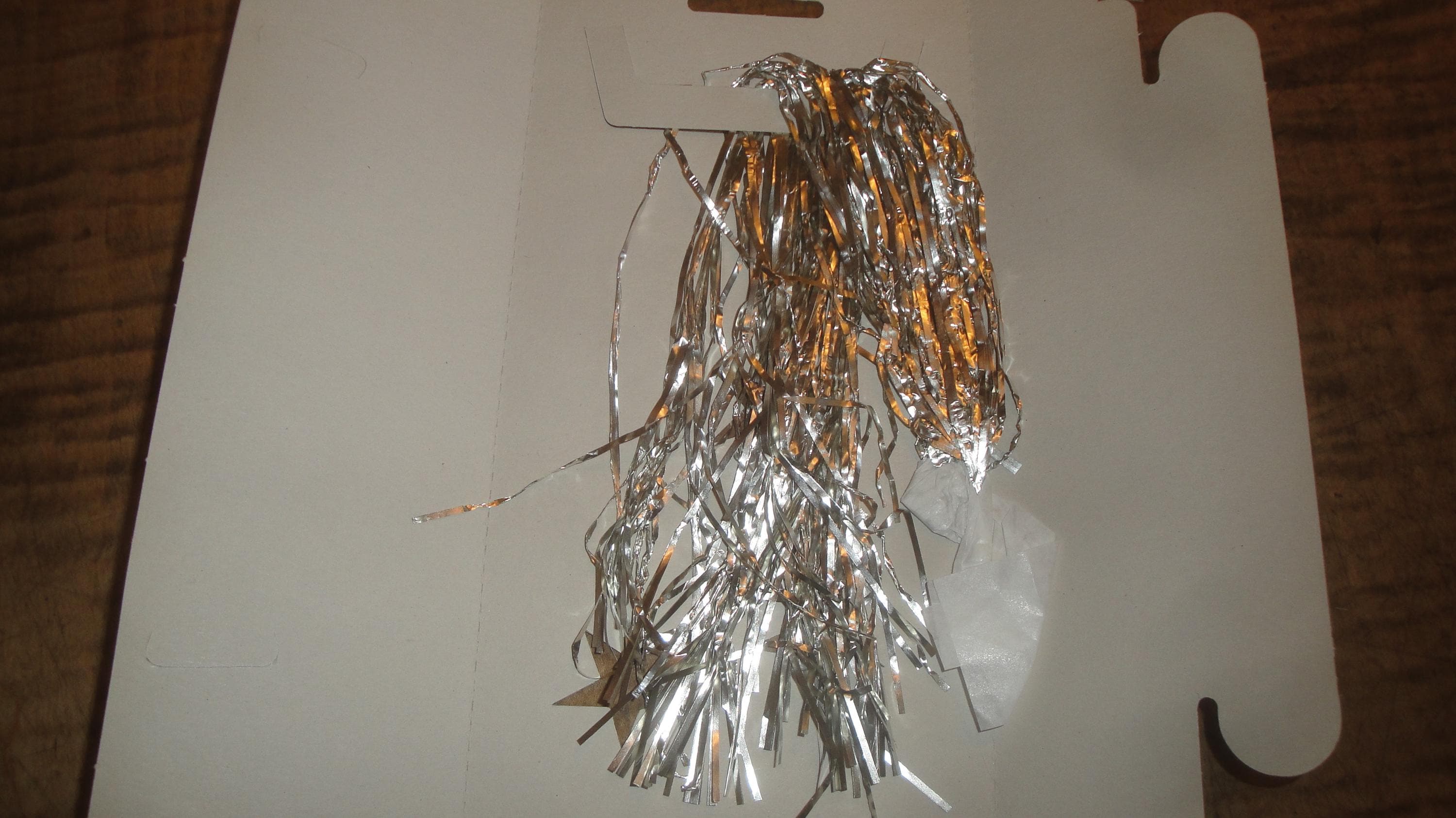 PK Real German 1950s Lead BRIGHT SILVER Christmas Tree Tinsel Vintage ...