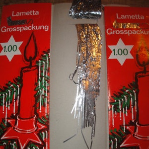 ONE Antique German Real Old Fashioned Metal Foil Lead Tinsel - Etsy