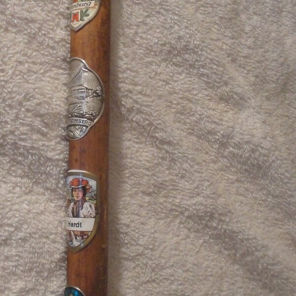 German Walking Stick Medallions - Etsy