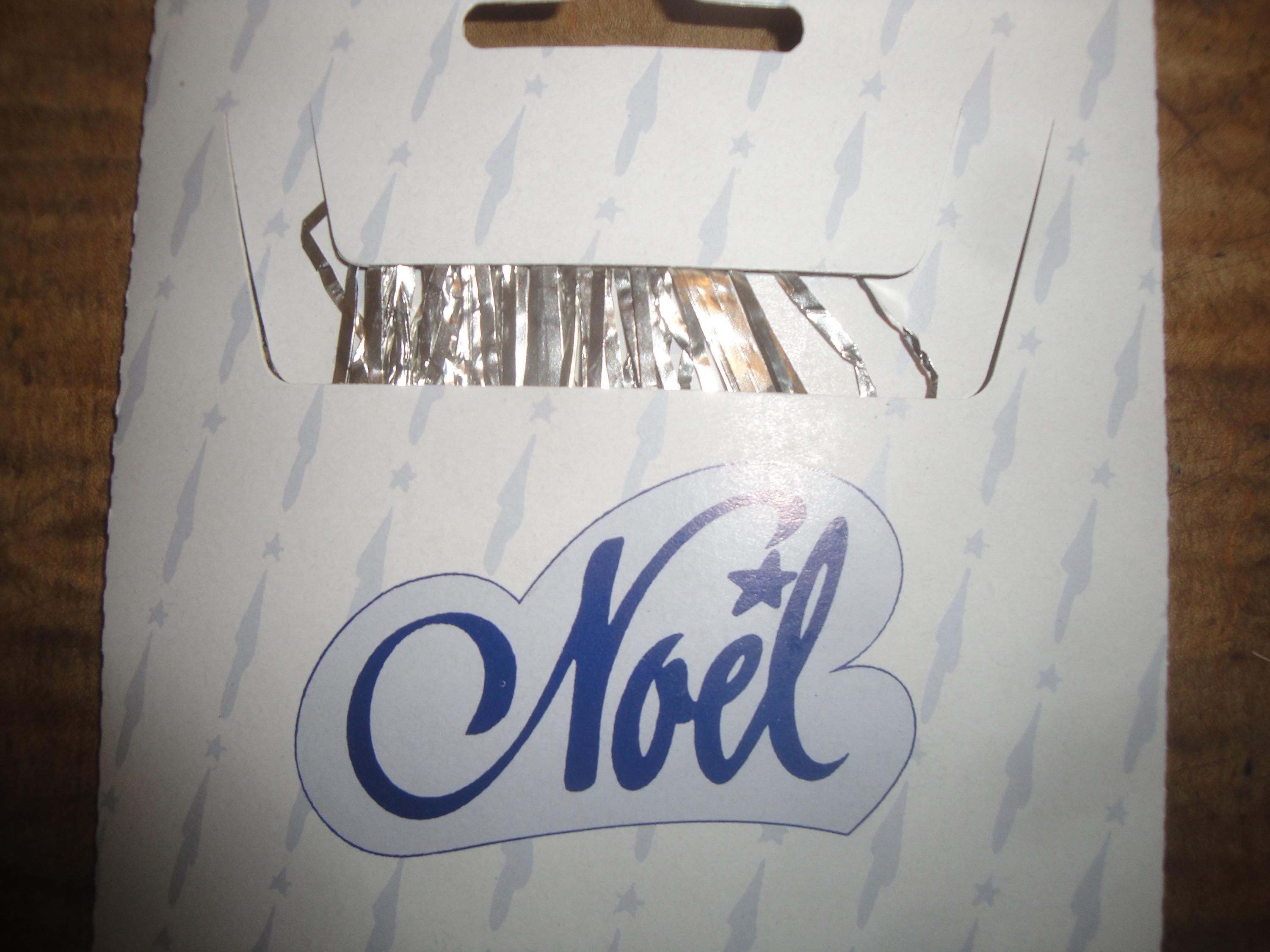 PK Real German 1950s Lead BRIGHT SILVER Christmas Tree Tinsel Vintage ...