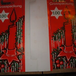 1 Pack / Cardboard FOLDER Antique German Real Old Fashioned Metal Foil ...