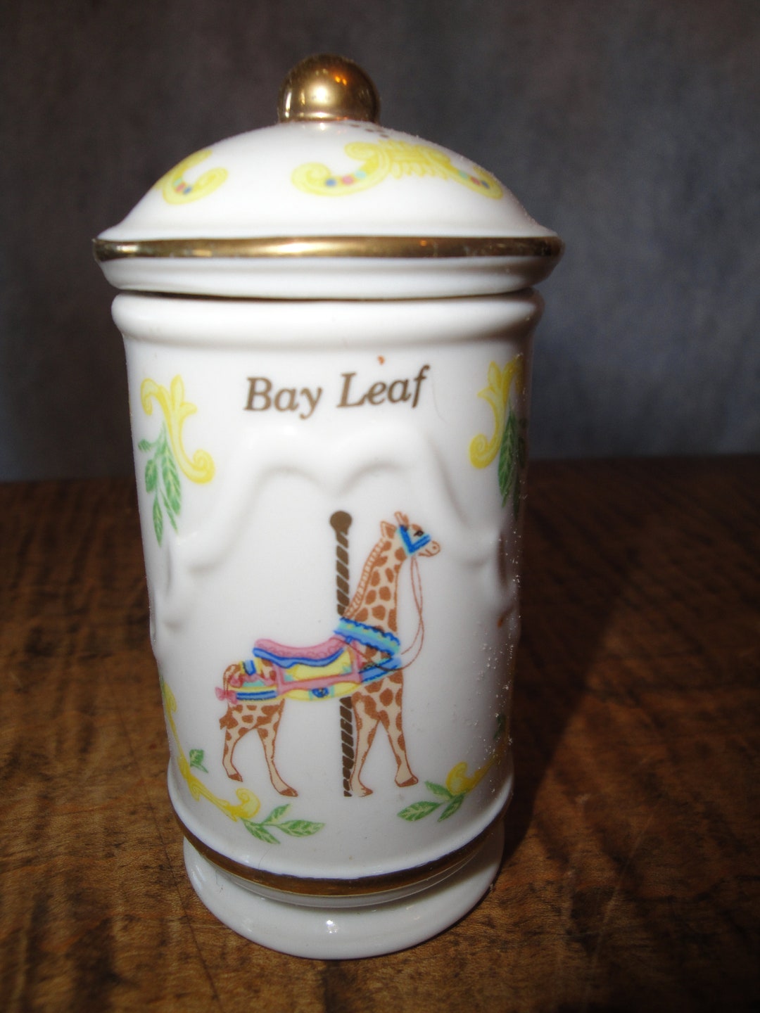 Lenox Porcelain the Spice Carousel Jar Bay Original Label 1993 Unused ...