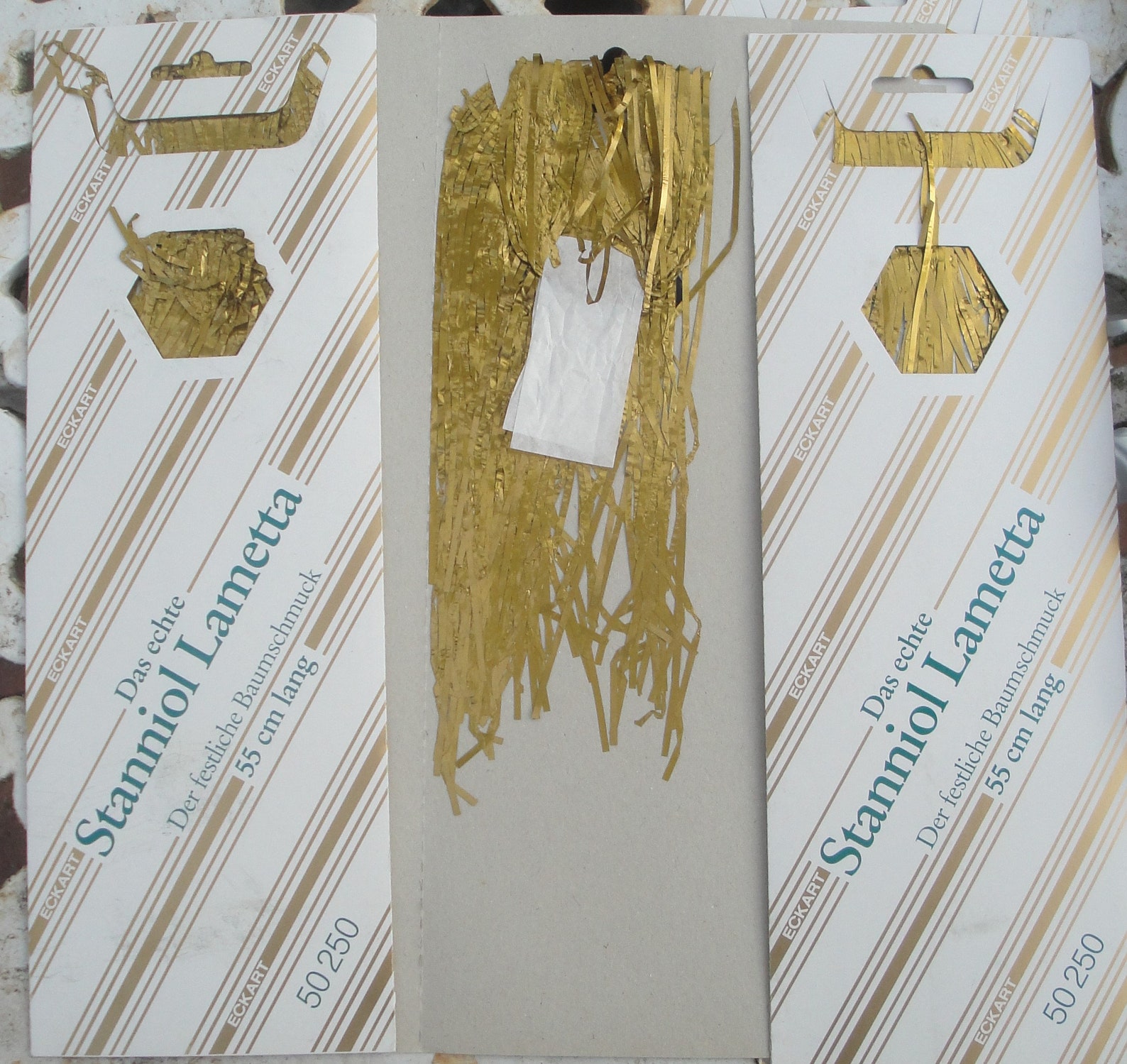 ONE Pack Vintage German GOLD Christmas Tree Real LEAD Tinsel - Etsy