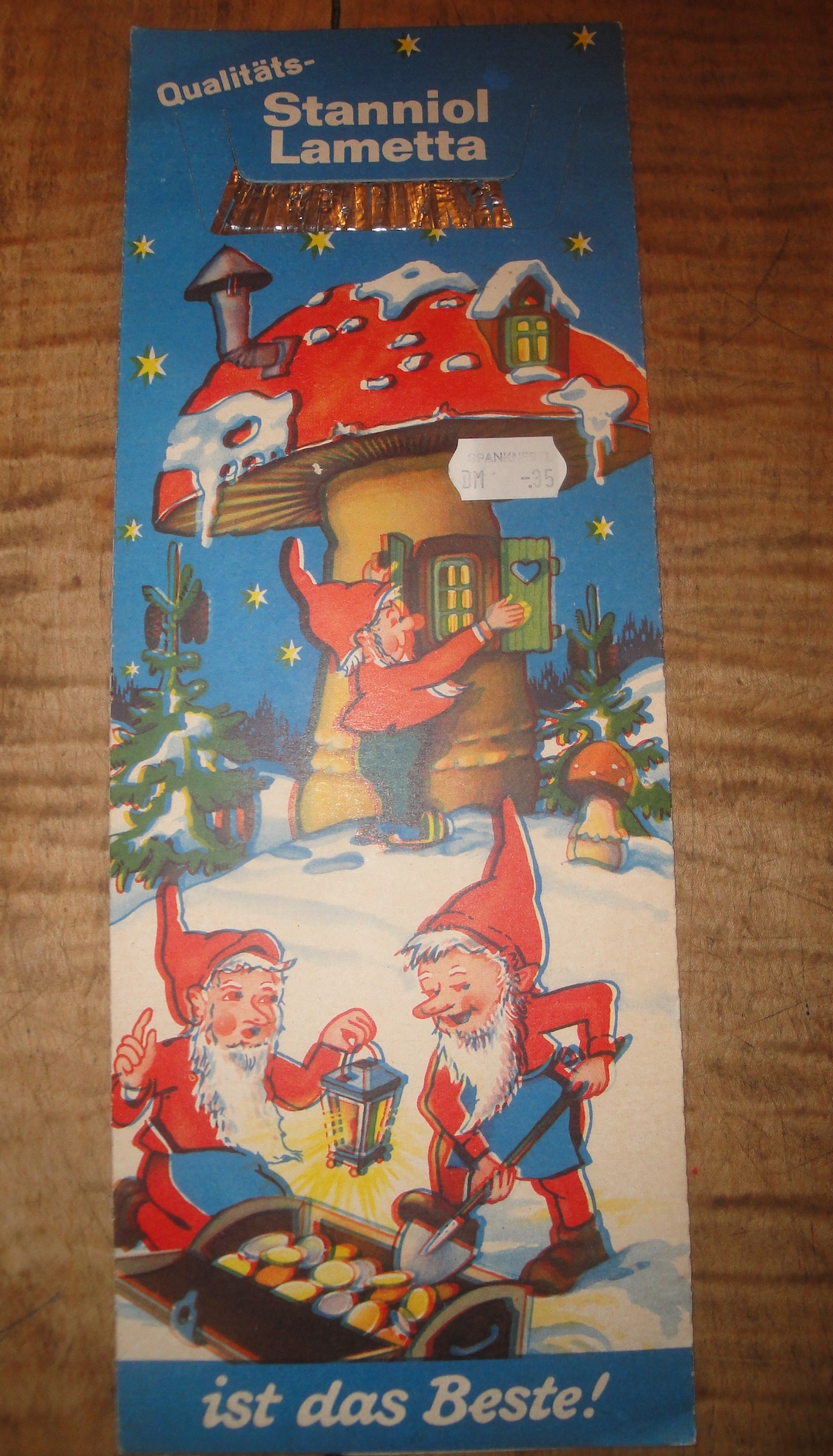 1 Real 1950s LEAD Christmas Tree TINSEL Silver Antique Vintage Foil ...