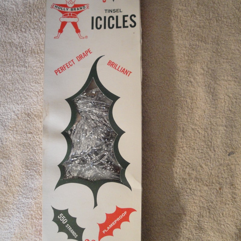Old Fashioned Metal Icicles for Christmas Tree - Etsy