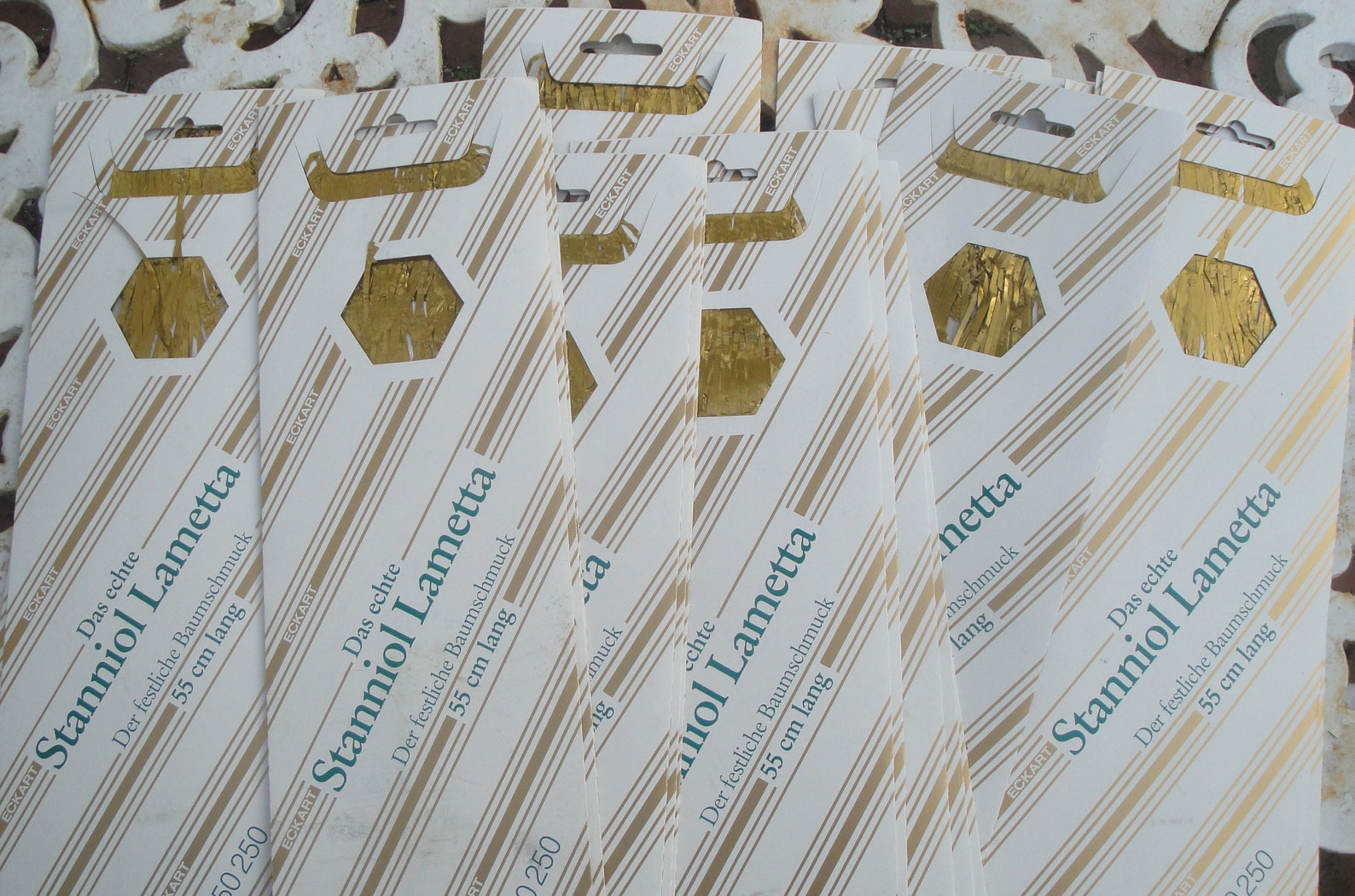 ONE Pack Vintage German GOLD Christmas Tree Real LEAD Tinsel | Etsy