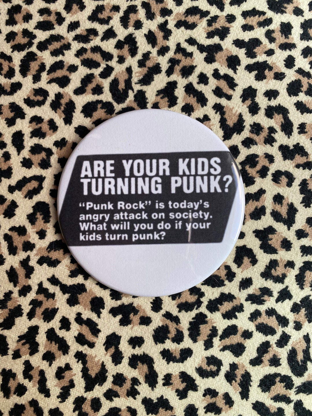 Are Your Kids Turning Punk? Button - Etsy