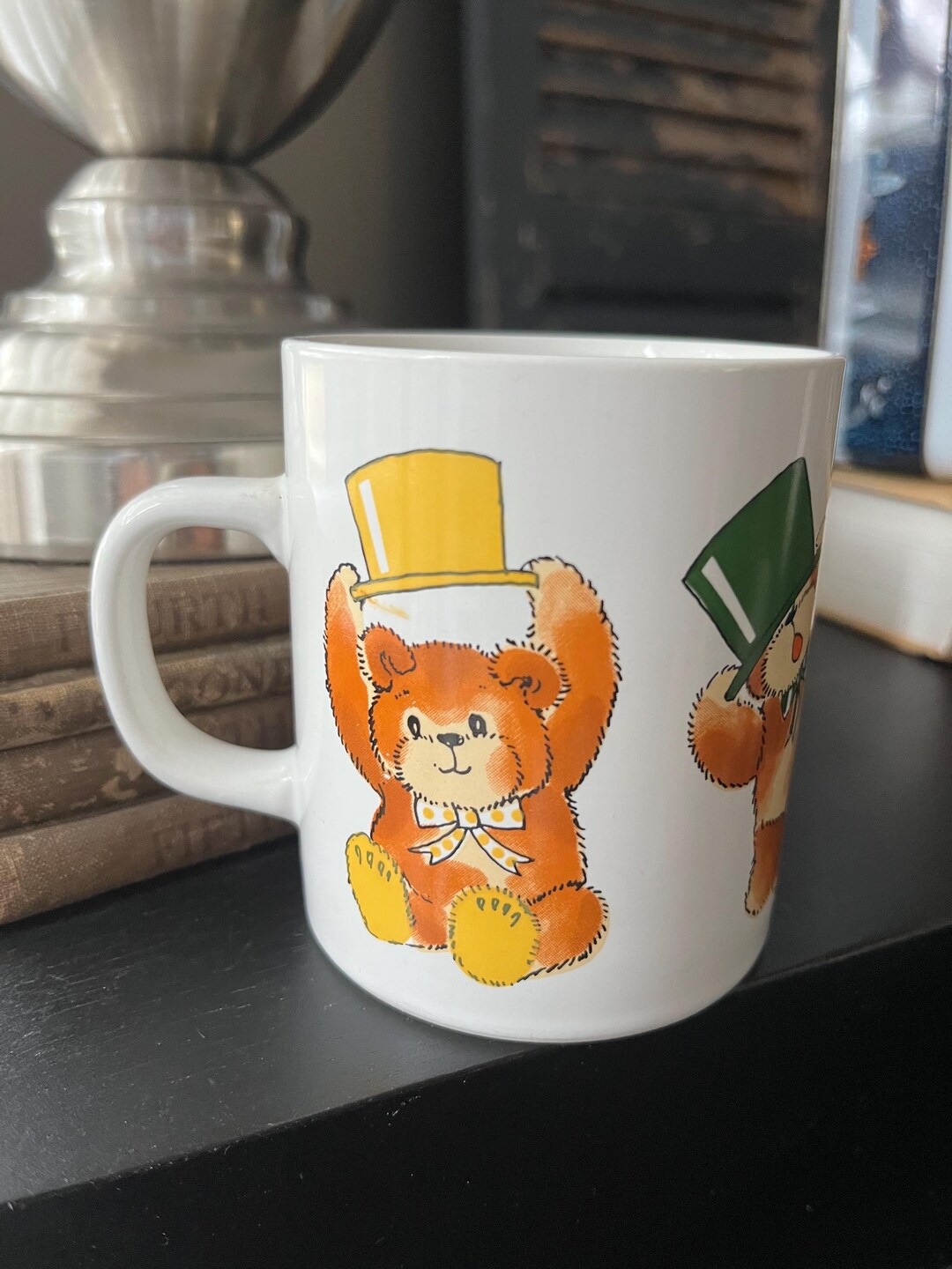 Vintage Coffee Cup, Teddy Bear Mug, Teddy Bear Coffee Cup, Teddy Bear ...