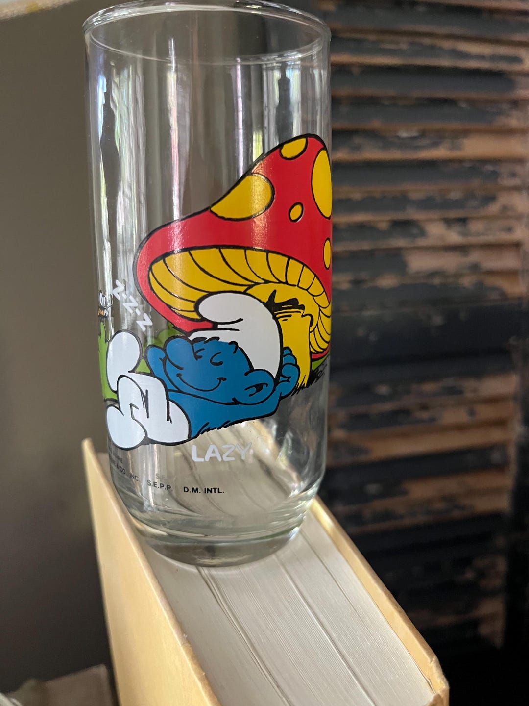 Smurf Glass, Smurfs, Collectible Drinkware - Etsy