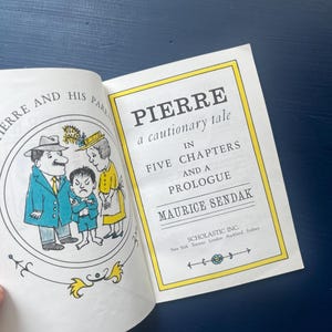 Pierre, Vintage Children's Book, Maurice Sendak Book - Etsy