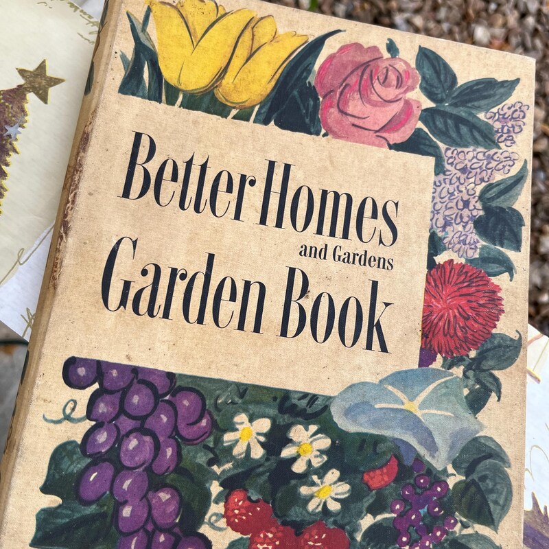Vintage Garden Book - Etsy