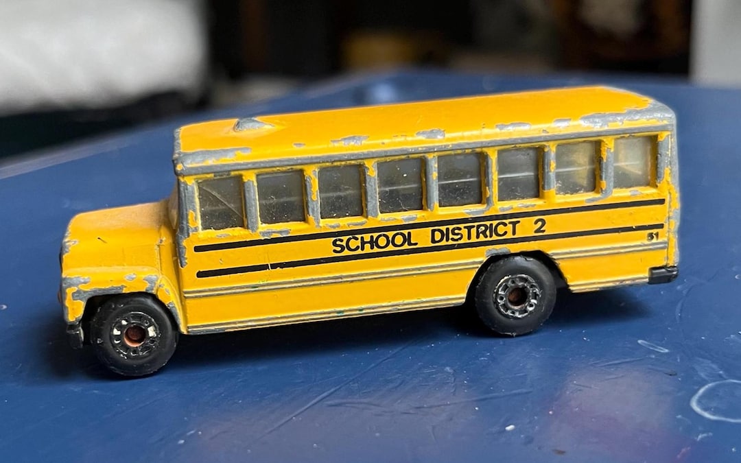 Matchbox Cars, Matchbox School Bus, Toy School Bus - Etsy