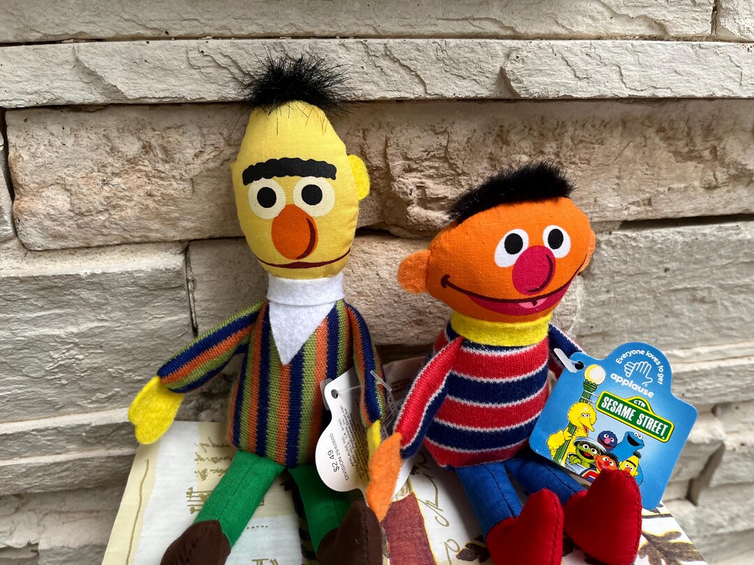 Bert and Ernie Plushie, Bert and Ernie Collectible, Small Bert and ...