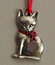 Sterling Pewter Cat - Etsy