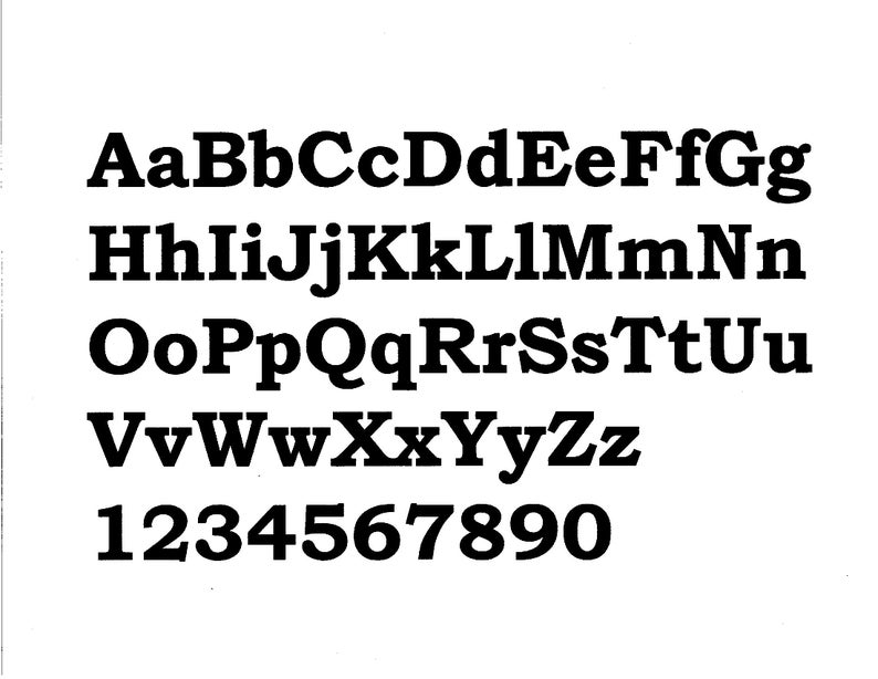 Solid Copper House Letters, Lower Case Letters, Dark Antique Copper ...