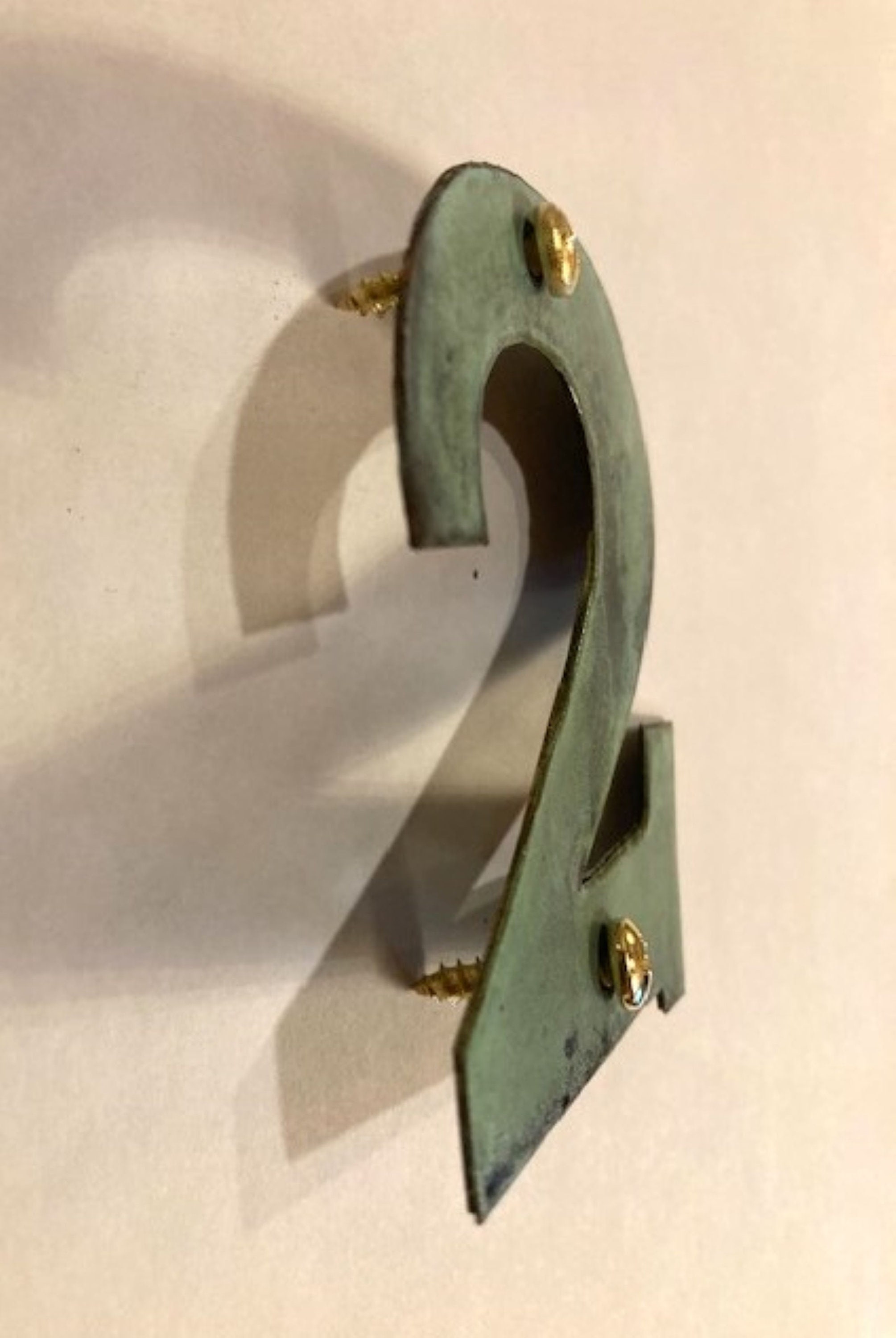 Handmade Patina Green Solid Copper Rustic House Numbers - Bookman Old ...