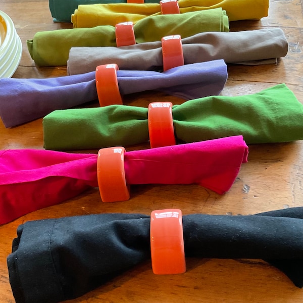 Coral Napkin Ring - Etsy