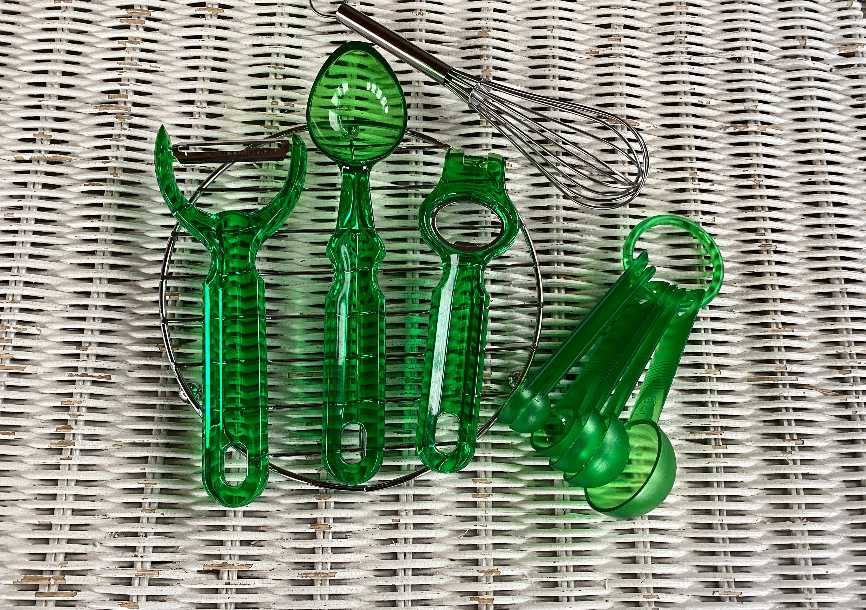 GREEN Kitchen Utensil Tool Set 6 Piece Set Strong Hard - Etsy