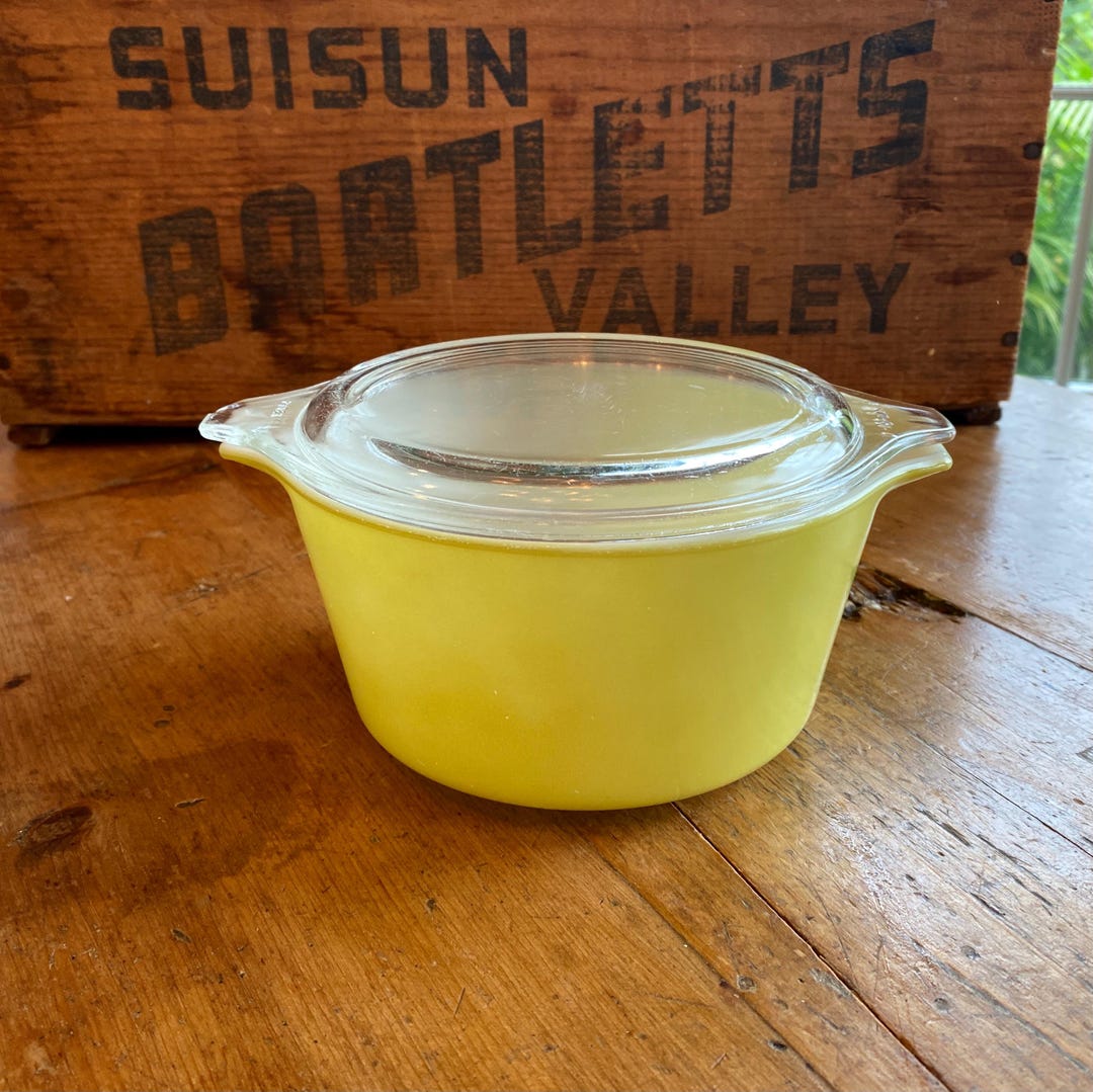 Pyrex Round 1 Quart Casserole Dish With Lid, #473/#470-C, "bake,serve ...