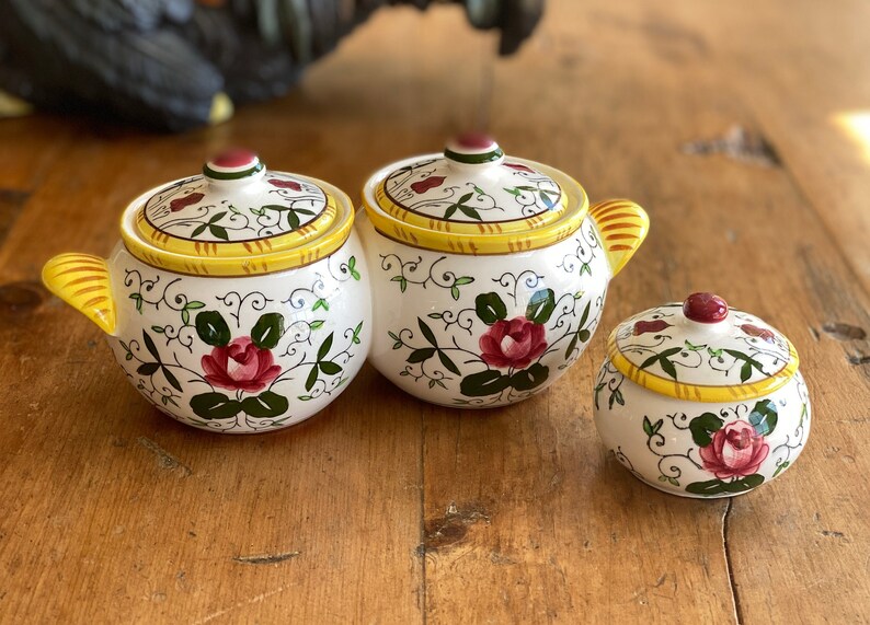 Early Provincial Double Jelly Jam Jar With 2 Separate Lids, Plus ...