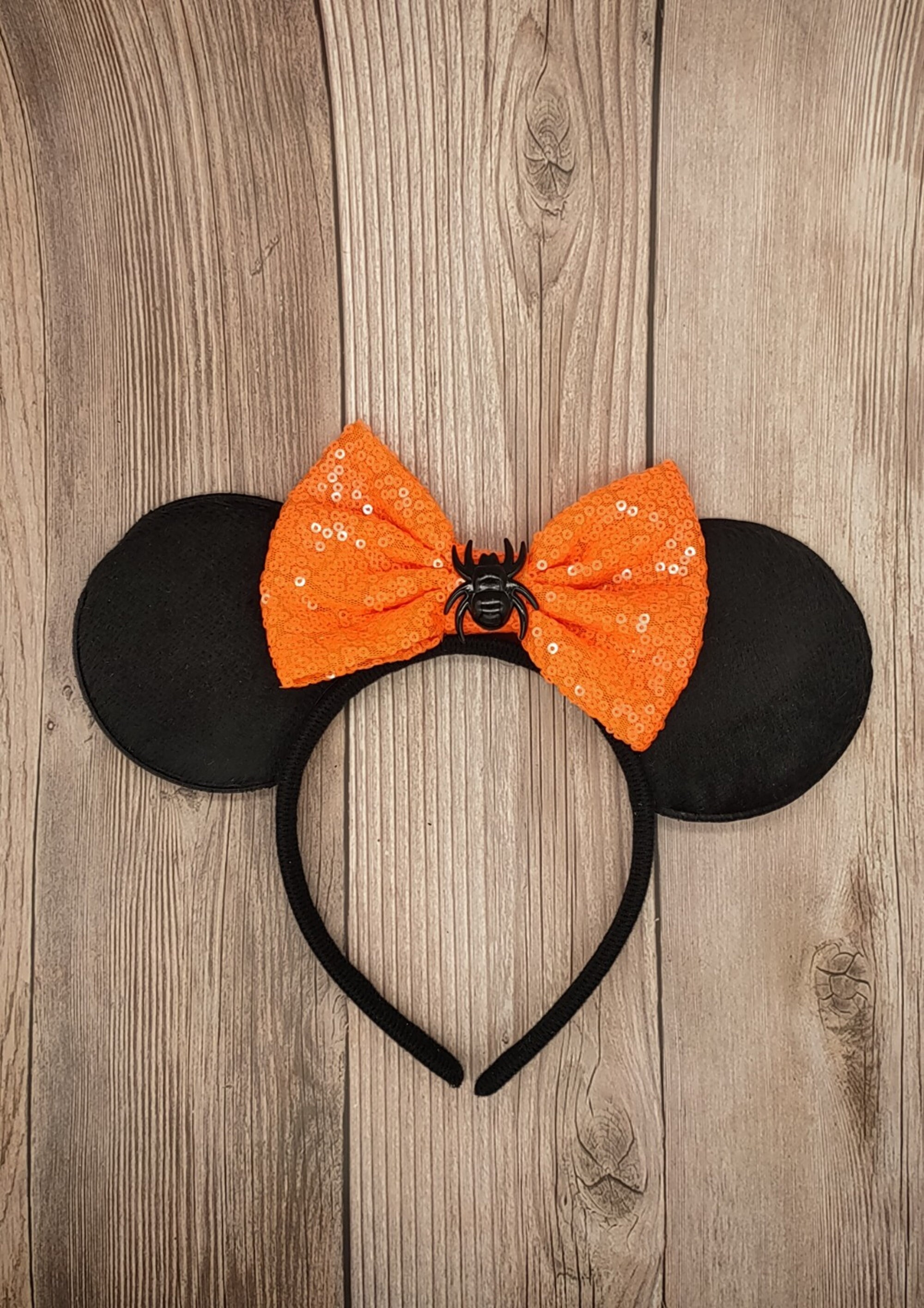 Black Spider Halloween DIY Mouse Ear Kit, Make Your Own Mouse Ears, Ear ...
