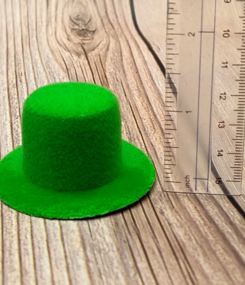 Light Green Mini Top Hat, Doll Hat, St Patrick's Day, Bulk Hats - Etsy