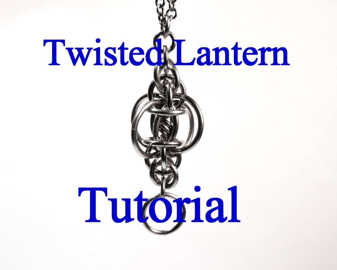 Tutorial for Twisted Lantern Pendant in 4 Sizes by Brilliant Twisted ...