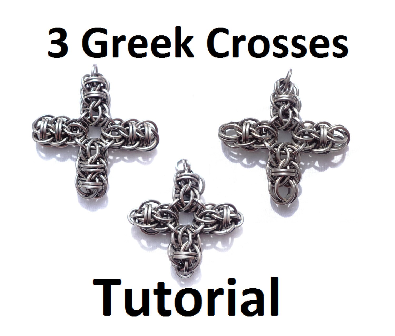 Tutorial for 3 Greek Crosses by Brilliant Twisted Skulls - Etsy