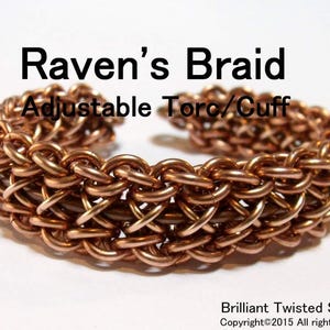 Tutorial for Raven's Braid and Adjustable Cuff Weave by Brilliant ...
