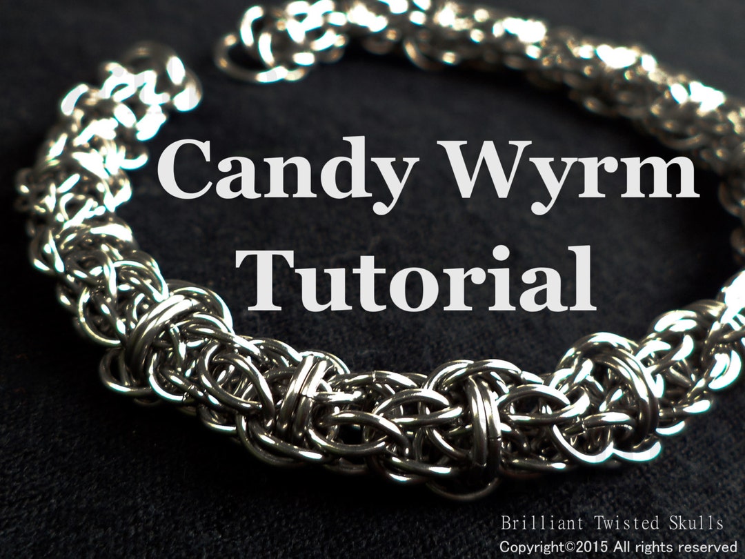 Tutorial for Candy Wyrm Chain Maille Weave Also Includes Instructions ...