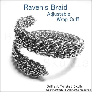 Tutorial for Raven's Braid and Adjustable Cuff Weave by Brilliant ...