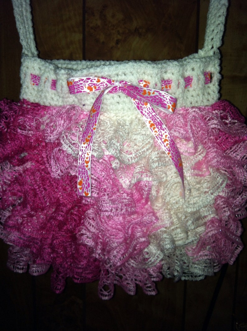 Ruffled Crochet Purses - Etsy