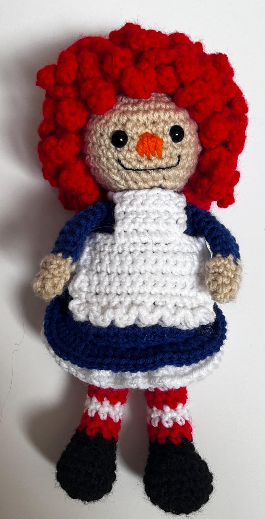 Handmade Crochet Ragdoll - Etsy