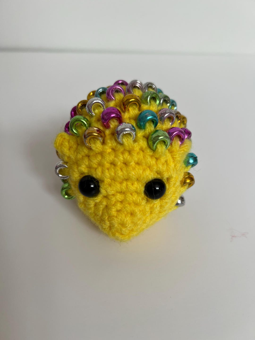 Beaded Fidget Hedgehog-crochet-handmade - Etsy
