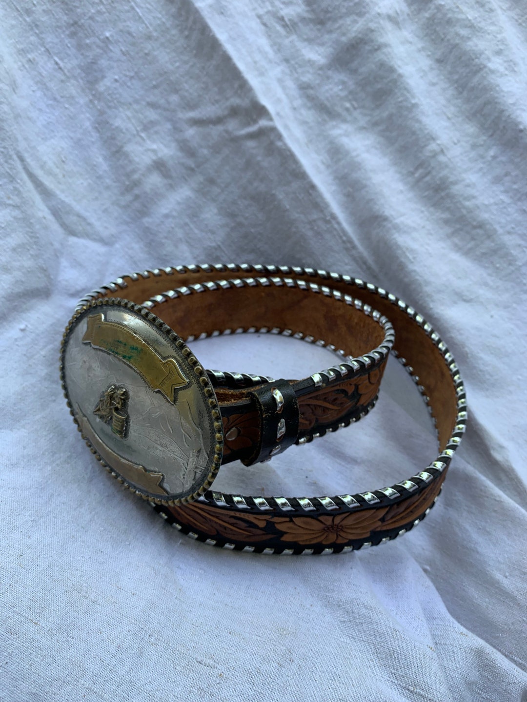 Genuine Vintage Large Maplamex M13 M & F Western Rodeo Belt - Etsy