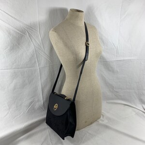 Vintage NINA RICCI Paris Black Signature Brief Crossbody Messenger Bag ...