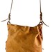 Vintage ALLHAN Jennifer Stilwell Tan Leather Drawstring Bucket Shoulder ...