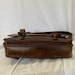 Vintage VILLAGE TANNERY by Sevestet Brown Thick Leather Briefcase ...
