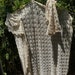 Vintage KEECO Floral Hand Crochet Coverlet Cotton Style 445 With Pillow ...