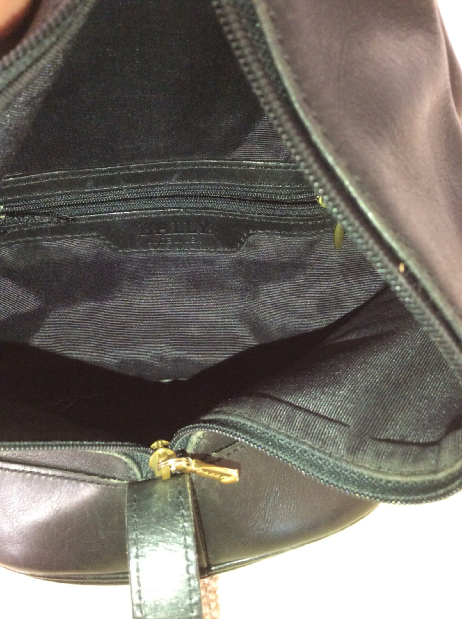 Genuine Vintage BALLY Black Leather Napsack Shoulder Bag 90s - Etsy